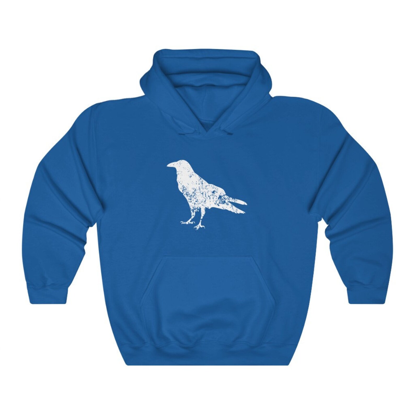 Crow Hoodie Bird Sweatshirt Halloween Raven Sweatshirt Black Bird ...