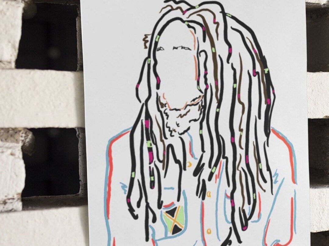 Bob Marley Poster Matte Thick Paper for Jamaican Rasta Music Fans ...