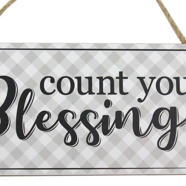 Count Your Blessings - Etsy