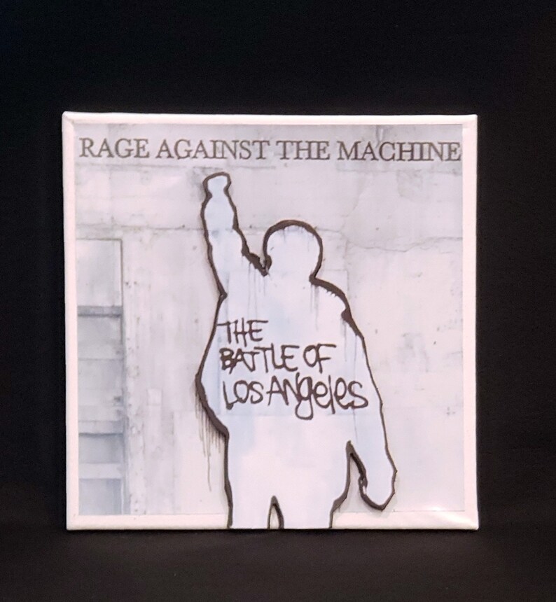 12 X 12 3D Art Design of Rage Against the Machine: the Battle of Los ...