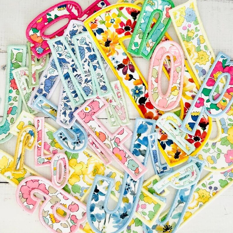 Liberty Alphabet Iron on Letters - Etsy