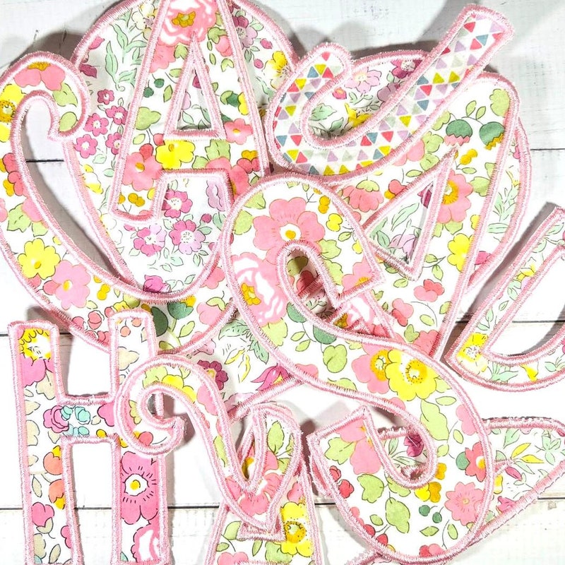 Applique Letters - Etsy