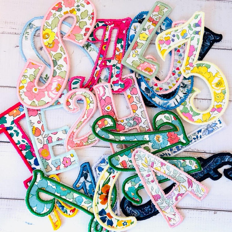 Sew on Letters - Etsy