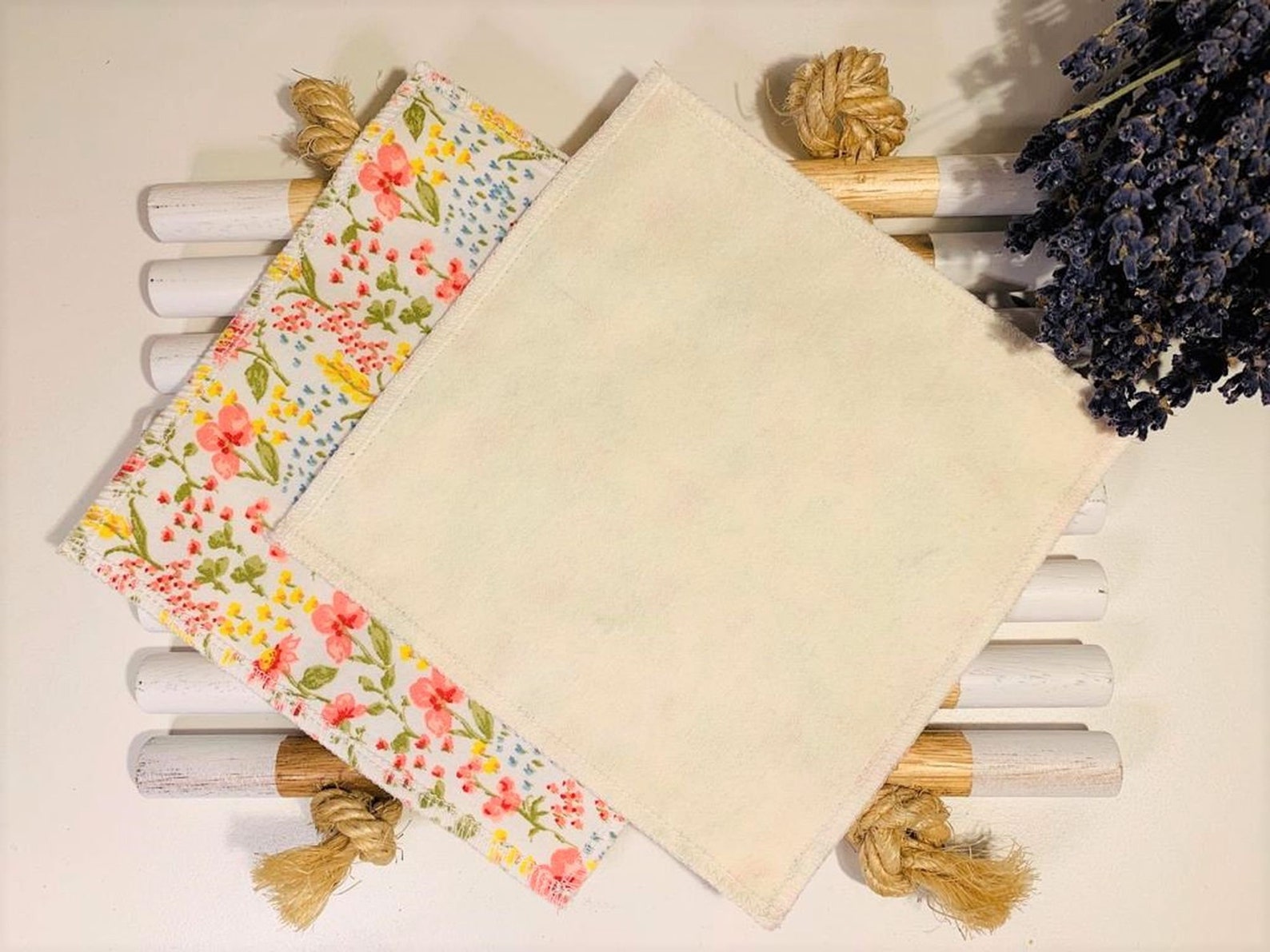 Organic Reusable Beauty Cotton Wipes handmade Free Organic | Etsy