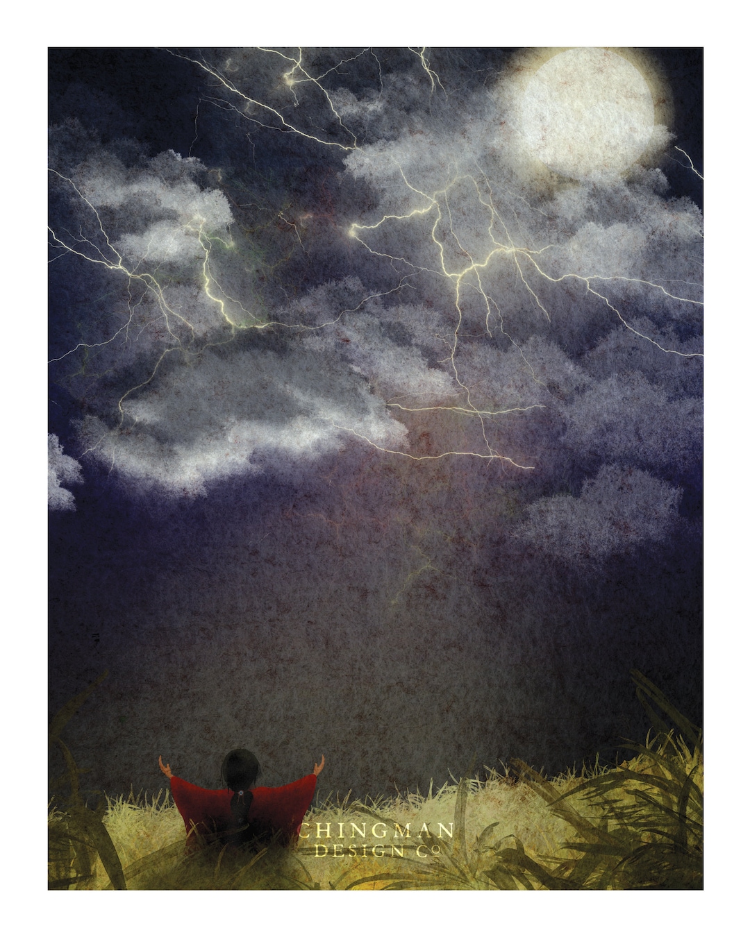 Lightning Woman, 8 X 10 Autographed Fine Art Print - Etsy