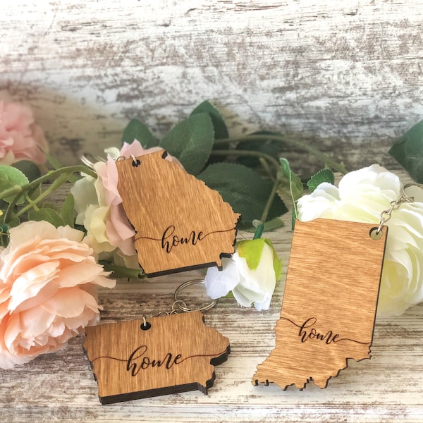 State Keychain - Etsy