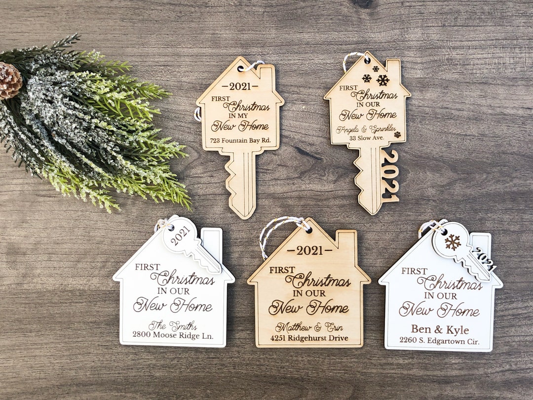 Custom First Christmas in New House Ornament First Christmas Ornament ...