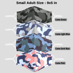 Face Mask With Filter and Nose Wire, Cloth Face Mask Washable, Fitted ...