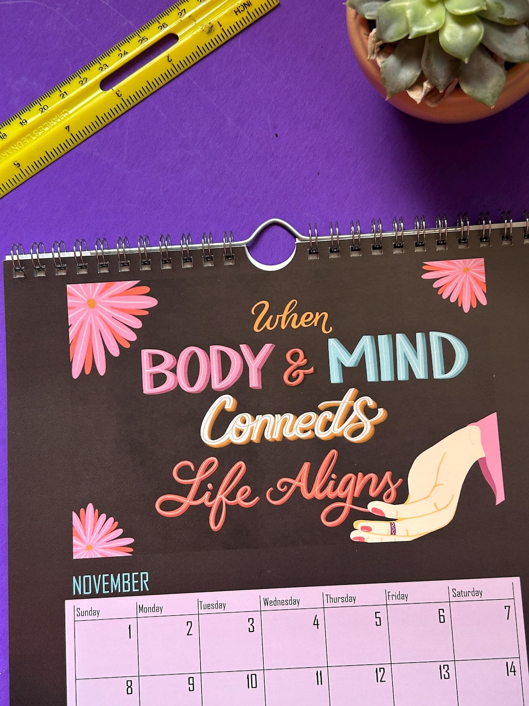 Chronically Me: A Self Love Calendars 2026 (US & CA) - Etsy