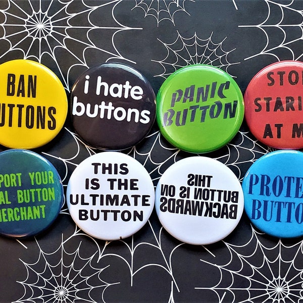 Funny Buttons - Etsy