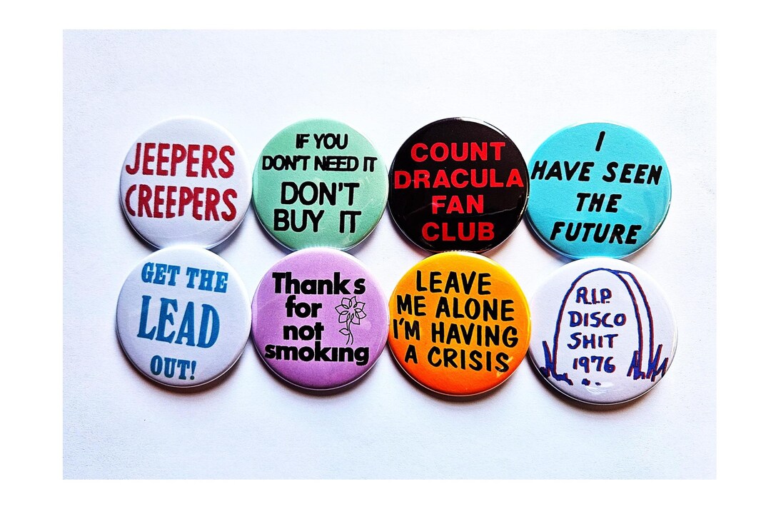 Vintage Reproduction Buttons Magnets & Bottle Openers. Set 39 - Etsy