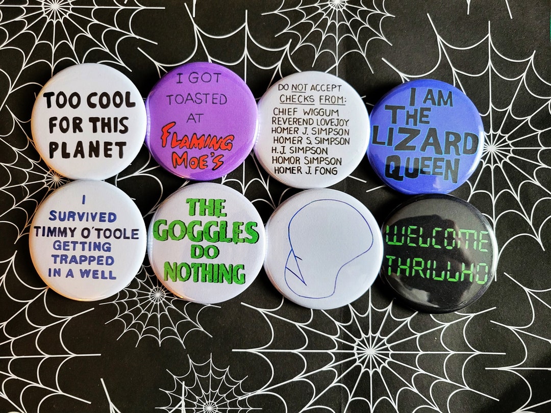Cult TV Pinback Buttons & Bottle Openers. Set 2 - Etsy