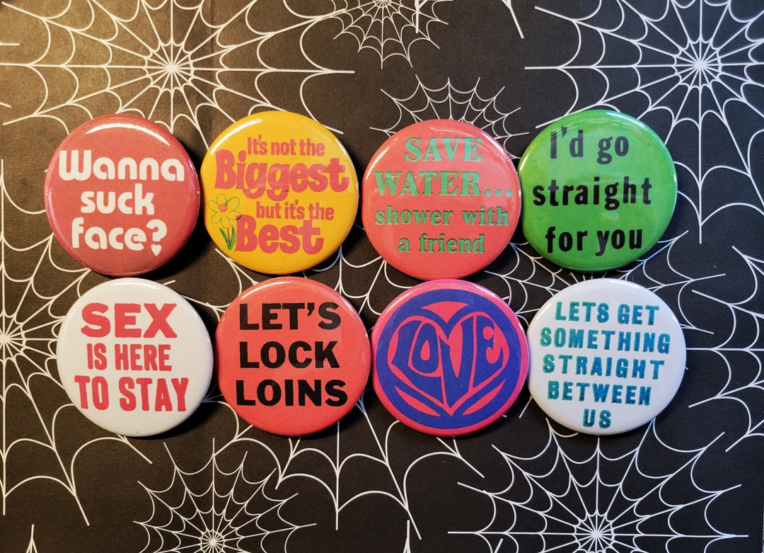 Vintage Reproduction Pinback Buttons And Bottle Openers Set 6 Etsy