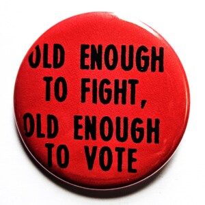 Vintage Reproduction Buttons Magnets & Bottle Openers. Political Set 09 ...