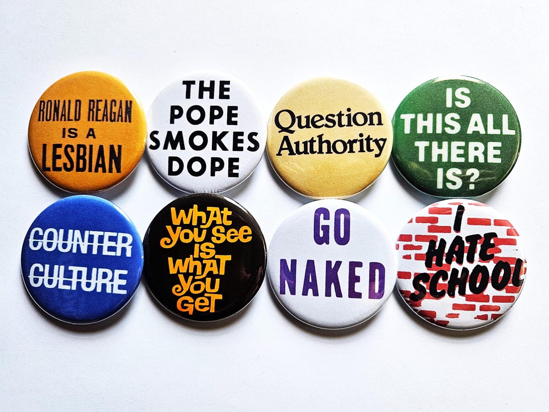 Vintage Reproduction Pinback Buttons And Bottle Openers Set 01 Etsy