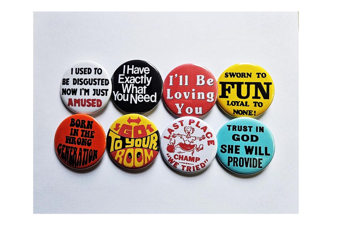 Vintage Reproduction Buttons Magnets & Bottle Openers. Set 28 - Etsy