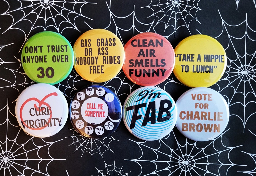 Vintage Reproduction Pinback Buttons And Bottle Openers Set 23 Etsy