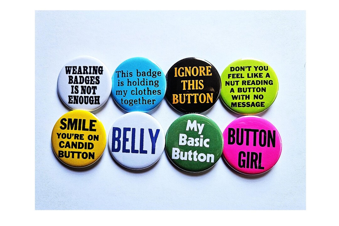 Vintage Reproduction Buttons Magnets & Bottle Openers. Buttons Set 02 ...