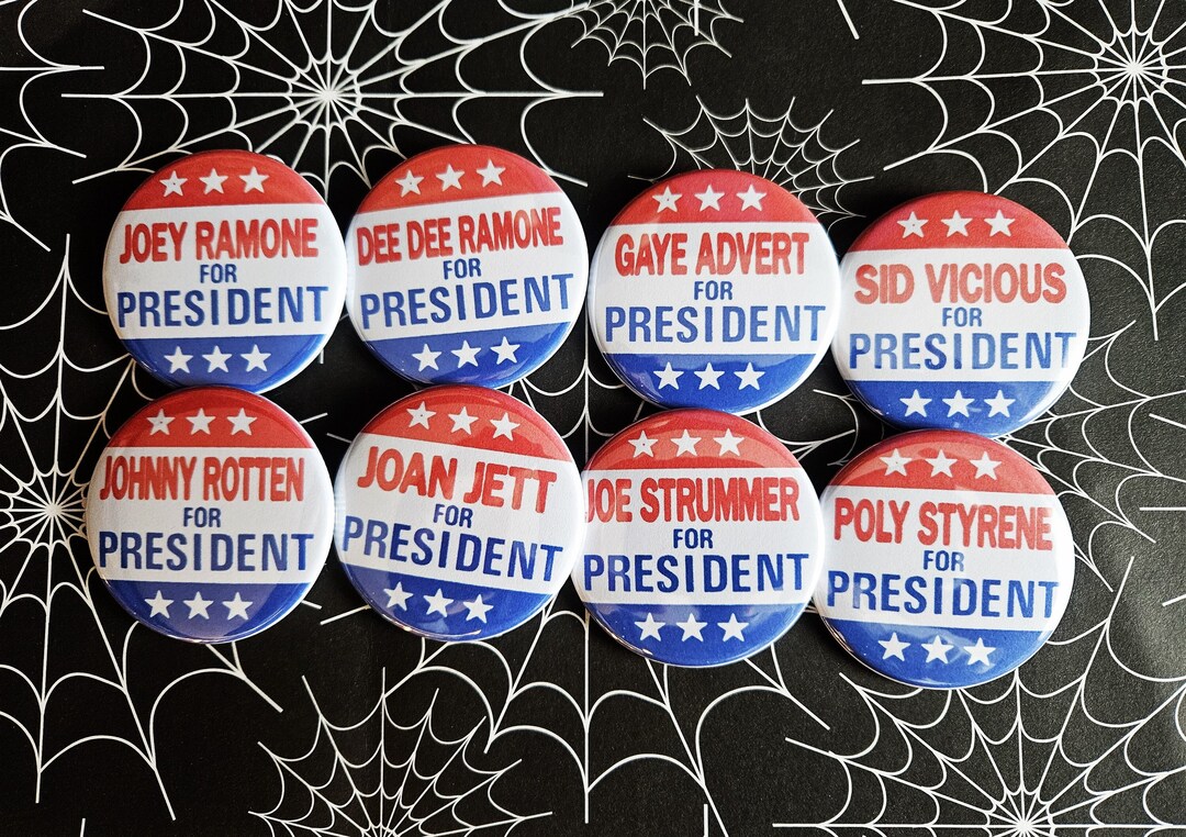 Rockers for President Pinback Buttons & Bottle Openers. Set 1 - Etsy