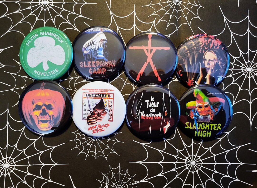 Horror Movie Pinback Buttons & Bottle Openers. Set 1 - Etsy