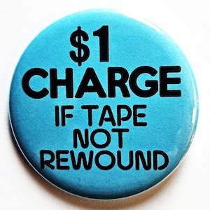 Video Rental Sticker Buttons Magnets & Bottle Openers. Set 01 - Etsy