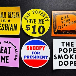 Vintage Reproduction Vinyl Stickers 3inch Set01 - Etsy