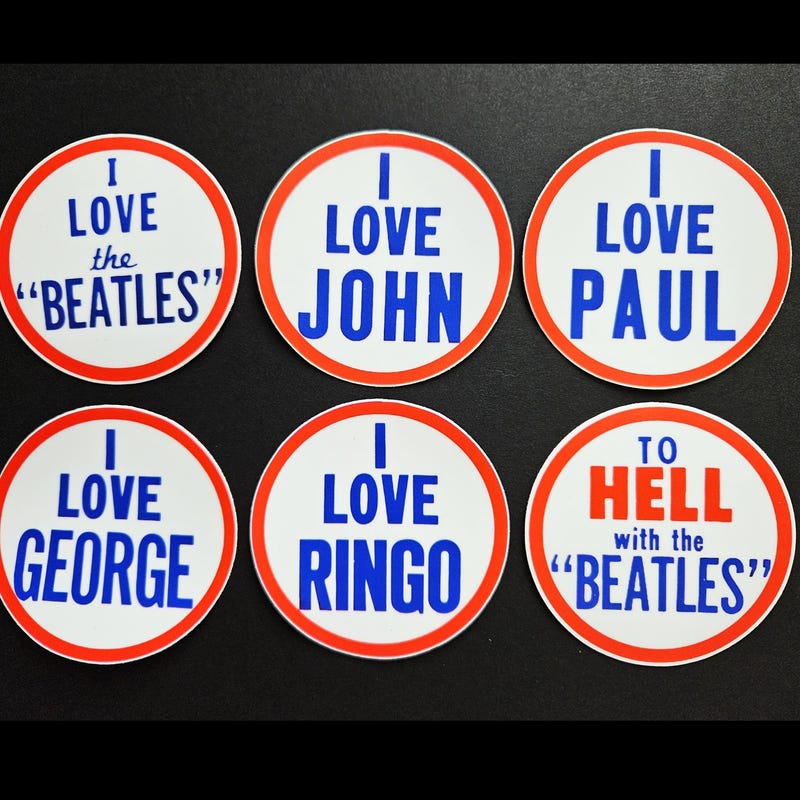 The Beatles Sticker - Etsy