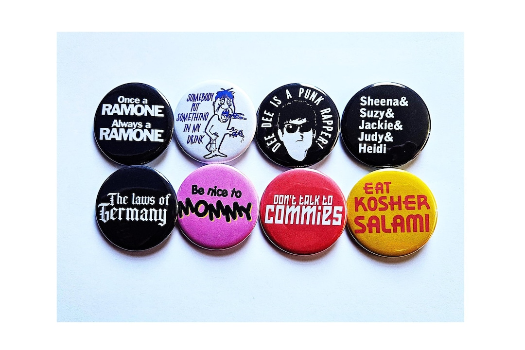 Classic Punk Rock Buttons Magnets & Bottle Openers. Set 11 - Etsy