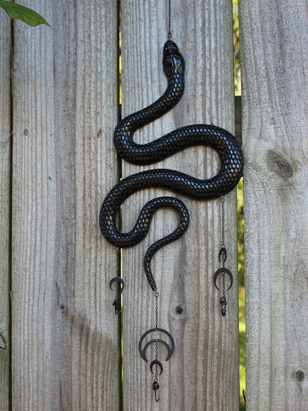 Snake Wall Decor, Black Snake Wall Art, Snake Lover Gift, Gothic Home ...