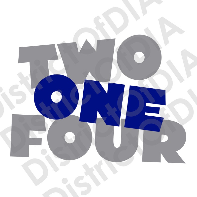 Vector/logo Two One Four Bundle - Etsy