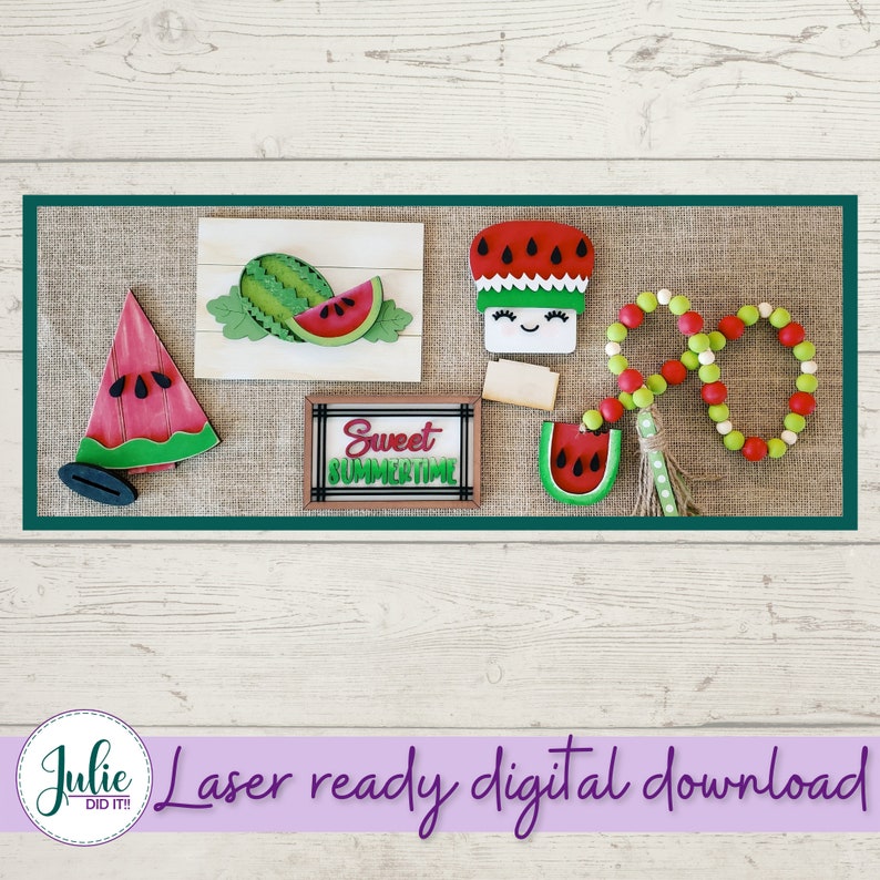 Instant Digital Download: Watermelon Tiered Tray | Etsy