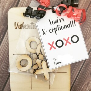 Instant Digital Download: Tic Tac Toe Valentine 3 Different Themes Gift ...