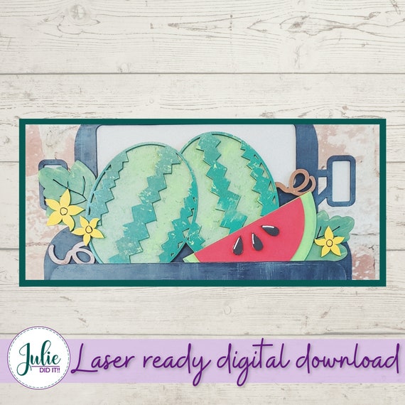 Instant Digital Download: Watermelon Window Box Insert - Etsy