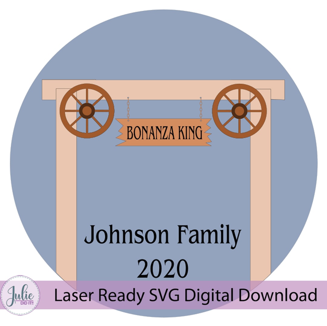 Ranch Sign Family Name Plaque SVG Laser Ready File - Etsy