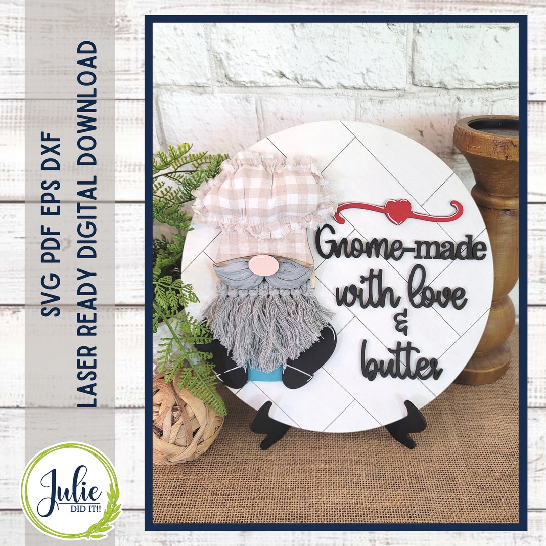 Instant Digital Download: Gnome-made Sign - Etsy