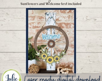 Wagon Wheel Instant Digital Download Svg, Png, Dxf, and Eps Files ...