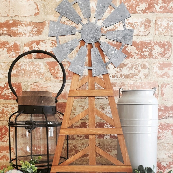 Rustic Windmill - Etsy