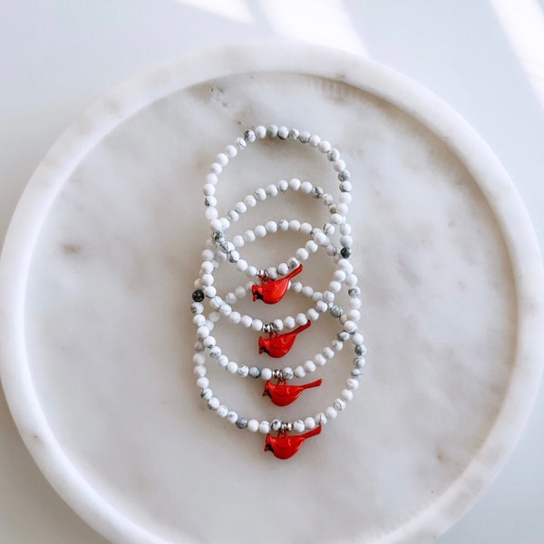 Cardinal Bead - Etsy