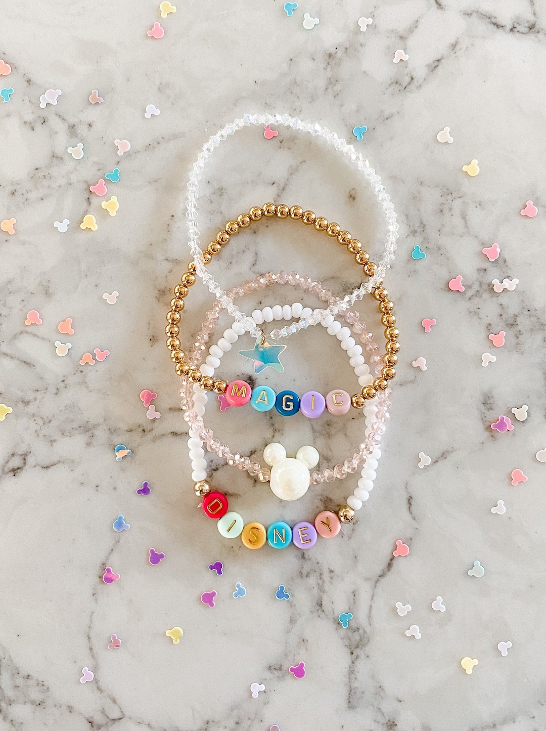 DISNEY Collection DISNEY Stack | Disney Bracelets | Magic Bands | Name ...