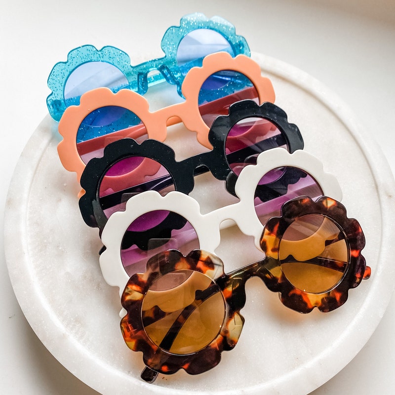 Flower Sunglasses - Etsy