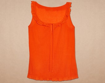 Ruffle Tank Top - Etsy