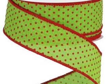 Lime Green and Red | Etsy