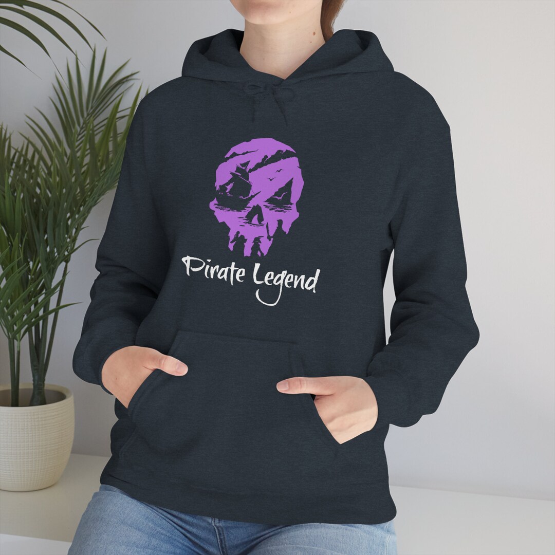 Pirate Legend Sea of Thieves Purple Unisex Heavy Blend Hooded - Etsy