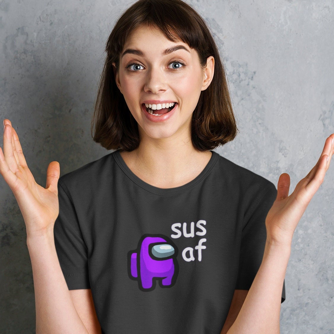 Among Us Sus Unisex Heavy Cotton Tee Gaming - Etsy