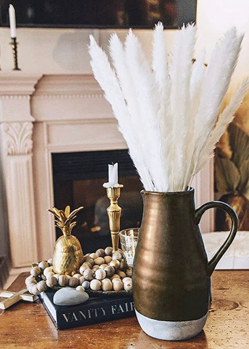 24" Pink Pampas Grass: Dried Floral Boho Decor - Etsy