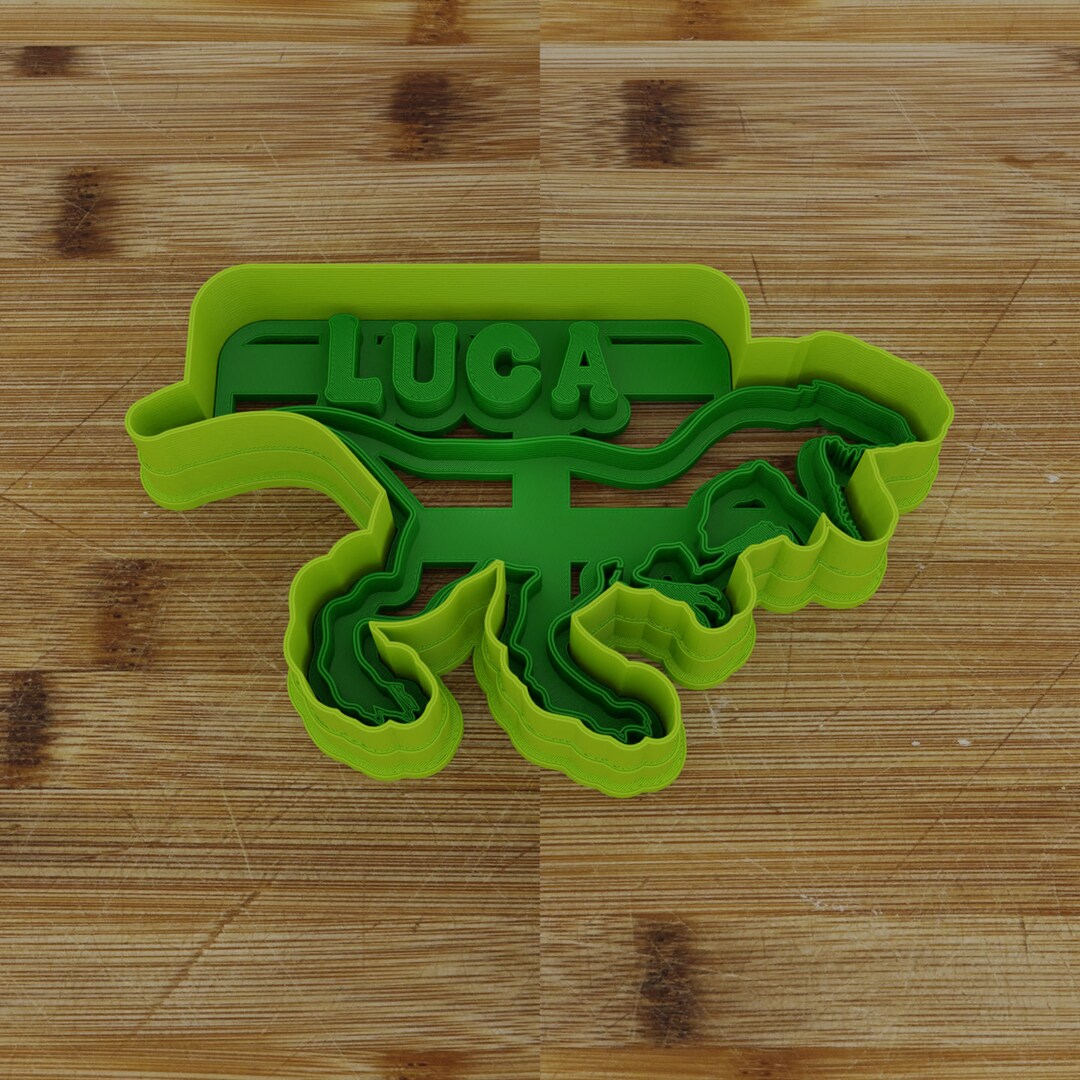 Personalized Raptor Cookie Cutter | Personalized Kids Birthday Party ...
