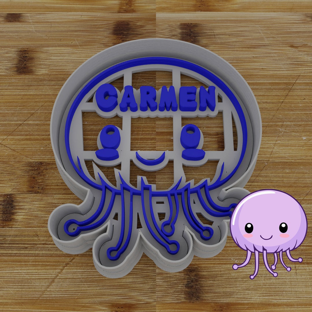Personalizable 2 Pc. Jellyfish Cookie Cutter | Under the Sea Party ...