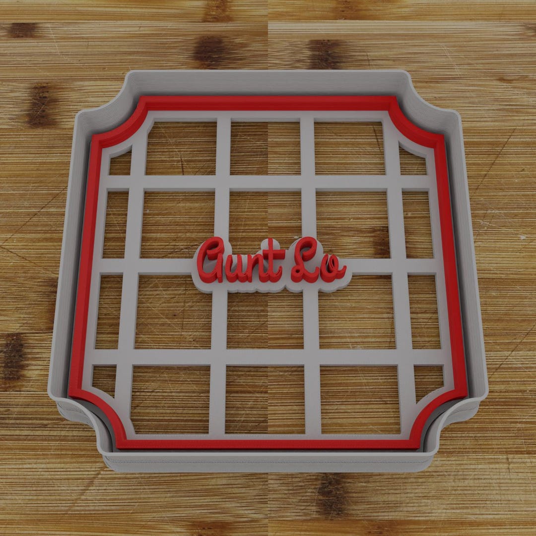 Simple Rectangular Plaque Cookie Cutter Personalization Available ...
