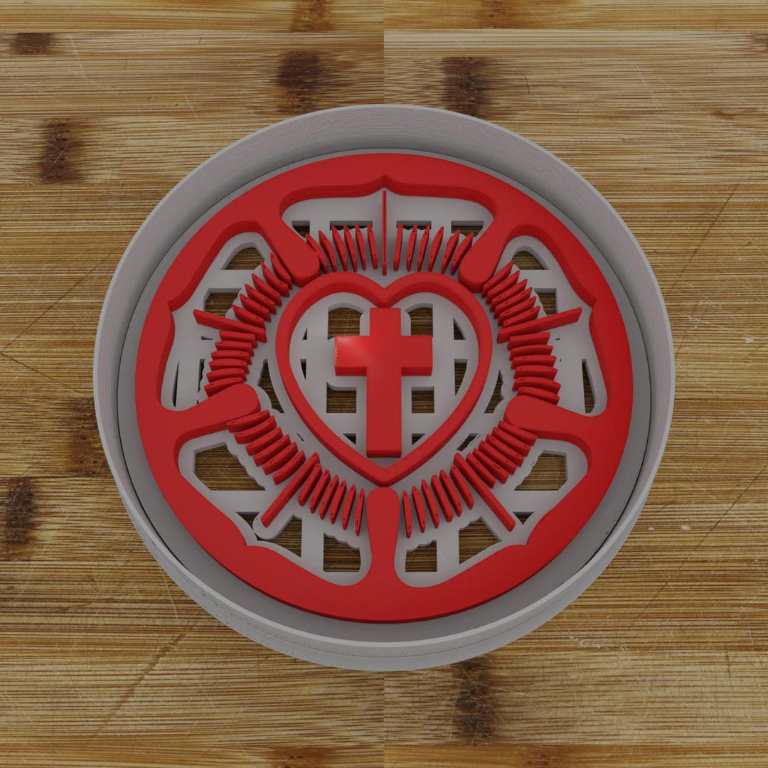 Luther's Rose Cookie Cutter - Religious Baking Tool - Etsy