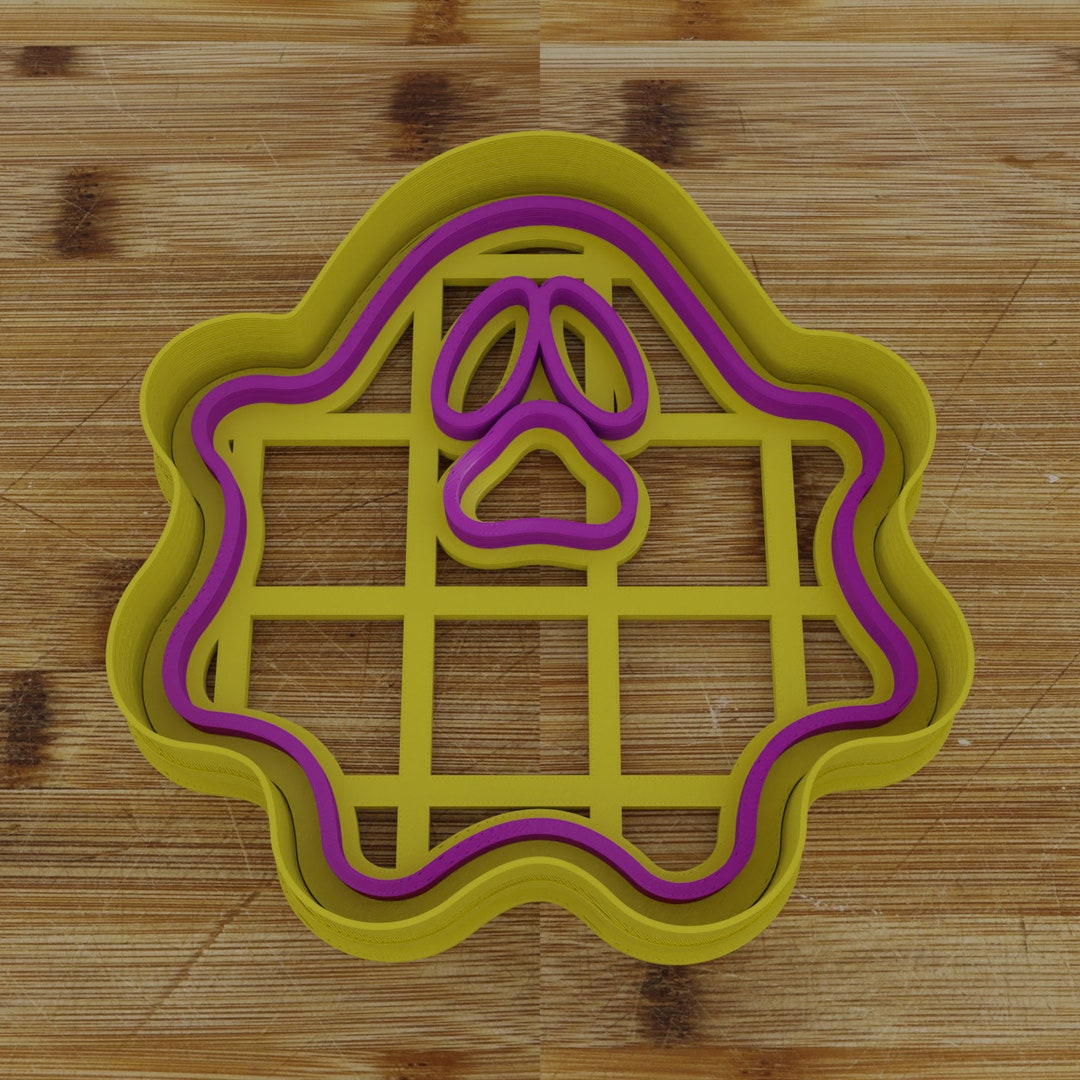 Ghost Cookie Cutter and Embosser Set: Halloween Baking - Etsy